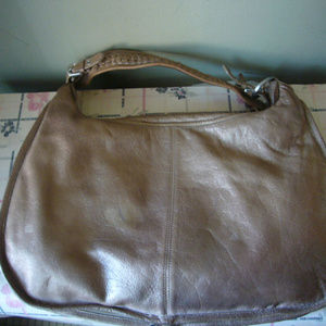 Junior Drake | Bags | Junior Drake Gold Metallic Leather Purse Vguc ...